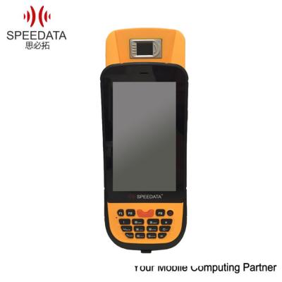 China Capacitive Touch Large Memory Biometric Fingerprint Scanner Android 4.5 inch display for sale