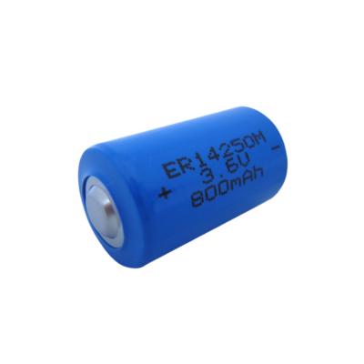 China 1/2AA 3.6V ER14250M Li/SOCl2 Electric Meter Battery with High Capacity and Efficiency for sale