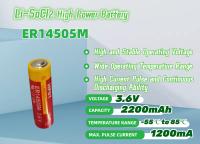China AA Lithium Battery 3.6V 2200mAh High Power Type ER14505M for Home Security System for sale