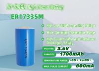 China Power Tools Cylindrical 1700mAh High Power Type ER17335M Non-Rechargeable Primary Cell for sale