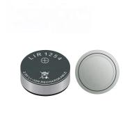 China 3.6V 65mAh button type LIR1254 lithium cobalt oxide battery Licoo2 electrocardiograph rechargeable battery/coin lithium battery for sale