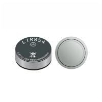 China 3.6V 25mAh LIR 854 Lithium Cobalt Oxide Battery with Delivery Voltage 3.85-4.0V 0.65G for sale