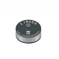 China 1C Discharge Rate 3.6V 12mAh LIR 654 Lithium Cobalt Oxide Battery for Smart Wearables for sale
