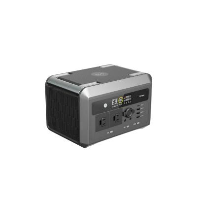 China Solar 220v Battery 500w Backup Lithium Energy Storage Generator Mobile Industrial Ups Portable Power Supply For Laptop for sale