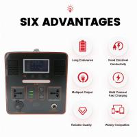 China Solar 220v Battery 500w Backup Lithium Energy Storage Generator Mobile Industrial Ups Portable Power Supply For Laptop for sale