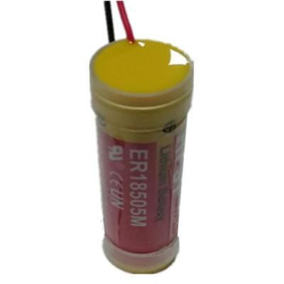 China A3.6V ER18505M3500mAh fully sealed IP60 waterproof lithium thionyl chloride lithium battery Li/SOCI2 water meter lithium battery for sale