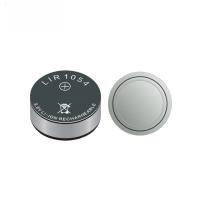 China 45mAh LiCoO2 Button Type 3.6V LIR1054 Pet Locator Battery with Nominal Charging Voltage for sale