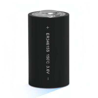 China ER34615S 13000mAh D 3.6V Li-socl2 High Temperature Resistant Primary Battery Underground testing Battery ER34615S for sale