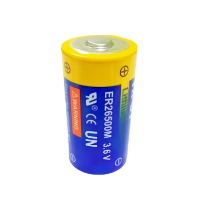 China 3.6V C Non-rechargeable Primary Cell Li-socl2 7000mAh High Power Type ER26500M Electronic MDigital Tachographs Battery for sale