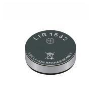 China 3.6V LIR1632 button type 25mAh lithium cobalt oxide battery LiCoO2 Energy meters Battery coin lithium battery for sale