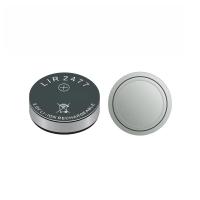 China 3.6V LIR2477 button type 200mAh lithium cobalt oxide battery LiCoO2 Hearing Aids Battery coin lithium battery for sale