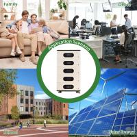 China Lithium Batteries Lifepo4 7.6kwh Home Energy Storage Battery With Solar System for sale