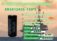 China voltage 3.64V DD ER341245S 3.6V High Temperature Battery Li-socl2 Battery For Energy field test instrument for sale