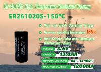 China High Temperature LiSoCl2 Battery 100g Power for Oil and Gas Exploration Instrumentation for sale