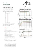 China High Temperature LiSoCl2 Battery 100g Power for Oil and Gas Exploration Instrumentation for sale