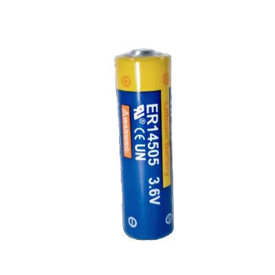 China AA 3.6V 2.7Ah Non-rechargeable Primary Cell ER14505 Smart Card Meter Product Battery ER14505 for sale