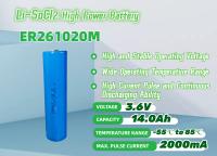 China High Power Non-rechargeable Primary Cell Li-socl2 3.6V CC Battery 14000mAh for Power Tools for sale