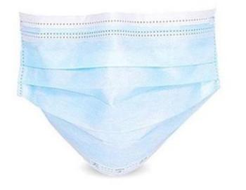 China Anti Germs Disposable Earloop Face Mask  High Fluid And Respiratory Protection for sale