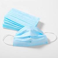 China Non Irritating 3 Ply Non Woven Face Mask  Fiberglass Free Good Air Permeability for sale