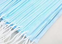China Adult 3 Ply Non Woven Face Mask  High Filtration Capacity For Air Pollution for sale