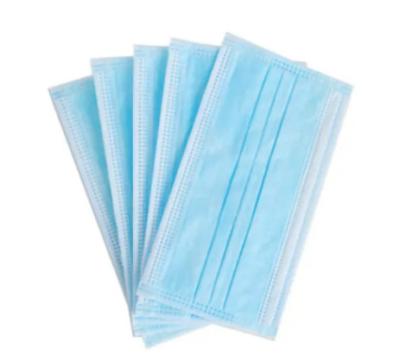 China Highly Breathable 3 Ply Non Woven Face Mask Flammability Class1 For Laboratory for sale