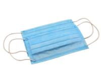 China Fluid Resistant Layer  3 Ply Non Woven Face Mask Adjustable Nose Bar Excellent Fltration for sale