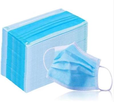 China Health Care 3 Ply Non Woven Face Mask  Non Irritating Breathable Single Use for sale