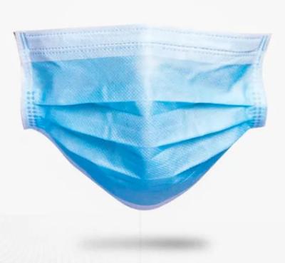 China Adult 3 Ply Disposable Face Mask High Filtration Capacity For Air Pollution for sale