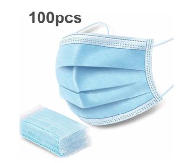 China Super Soft Cloth Disposable Mouth Mask , Disposable Blue Mask  For Public Place for sale
