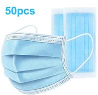 China CE FDA 3 Ply Disposable Face Mask High Filtering Rate With Elastic Earloop for sale