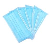 China Soft Breathable 3 Ply Disposable Face Mask High Density Filter Layer Resistance Pollution for sale