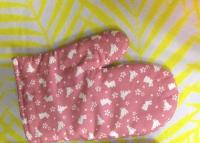 China Durable Cute Printed Oven Mitts Fashion Design Heat Transfer Printing for sale
