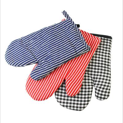 China Colorful  Pot Holder Gloves , Cotton Kitchen Gloves Good Water Absorbtivity for sale