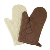 China Cotton Microwave Oven Gloves Soft Comfortable Non Stick  Eco  Friendly for sale