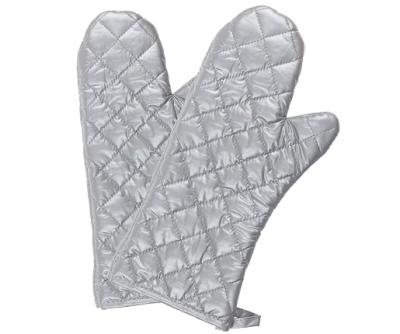 China Comfortable Silver Cotton Kitchen Gloves  For Home Restaurant Kitchen for sale