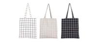 China Printed 100% Cotton Fabric Tote Bag Large Capacity For Shopping for sale