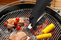 China Kitchen Cooking Baking BBQ Cartoon Oven Gloves Heat Resistant for sale