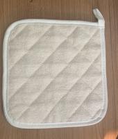 China Kitchen Oven Pot Holder Terry Cloth Materials Waterproof Plain Dyed for sale