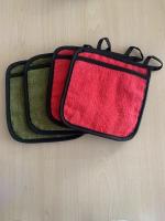 China Jacquard Style Terry Cloth Pad Heat Insulated For Kitchen Dish Pot Pan for sale