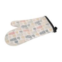 China Double Layers Quilted Lining Silicone Fire Resistant Gloves Heat Resistant for sale