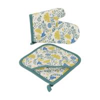 China Small Hand Microwave Oven Gloves Pot Holder Set 10in For Kitchen Cooking Baking for sale