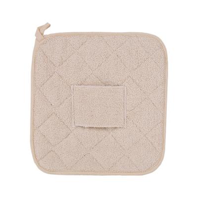 China Kitchen Dish Bowel Pad Pot Holders Set Heat Resistant With Terry Cloth for sale