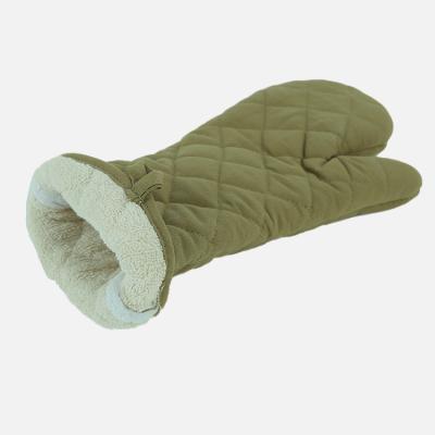 China Terry Cloth Liner Cotton Oven Mitts Kitchen Essentials Insulated 17 Inch for sale