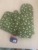 China Machine Washable potholder set heat resistant Oven Mitts And Pot Holders for sale