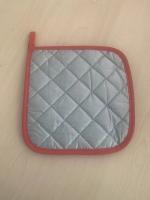 China Wholesale Silver Coating Terry Cloth Oven Mitts And Pot Holder Set for sale