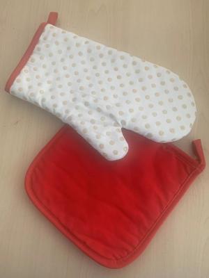 China Home Collection Oven Mitts And Pot Holders 100% Cotton for sale