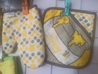 China 100% Cotton Oven Pot Holder With Pocket Eco Friendly Heat Resistant Pot Holder for sale
