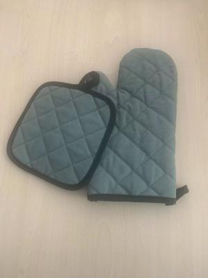 China Cooking Baking Oven Mitts And Pot Holders Heat Resistant Flexible For Kitchen for sale