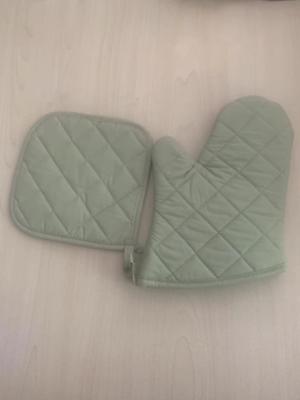 China New Design Coating Oven Mitts Heat Resistant Potholder Cotton Gloves for sale