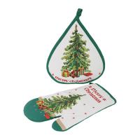 China Heat Resistant Silicone Oven Mitts Hot Pads Potholders Set For Kitchen Baking Cooking for sale